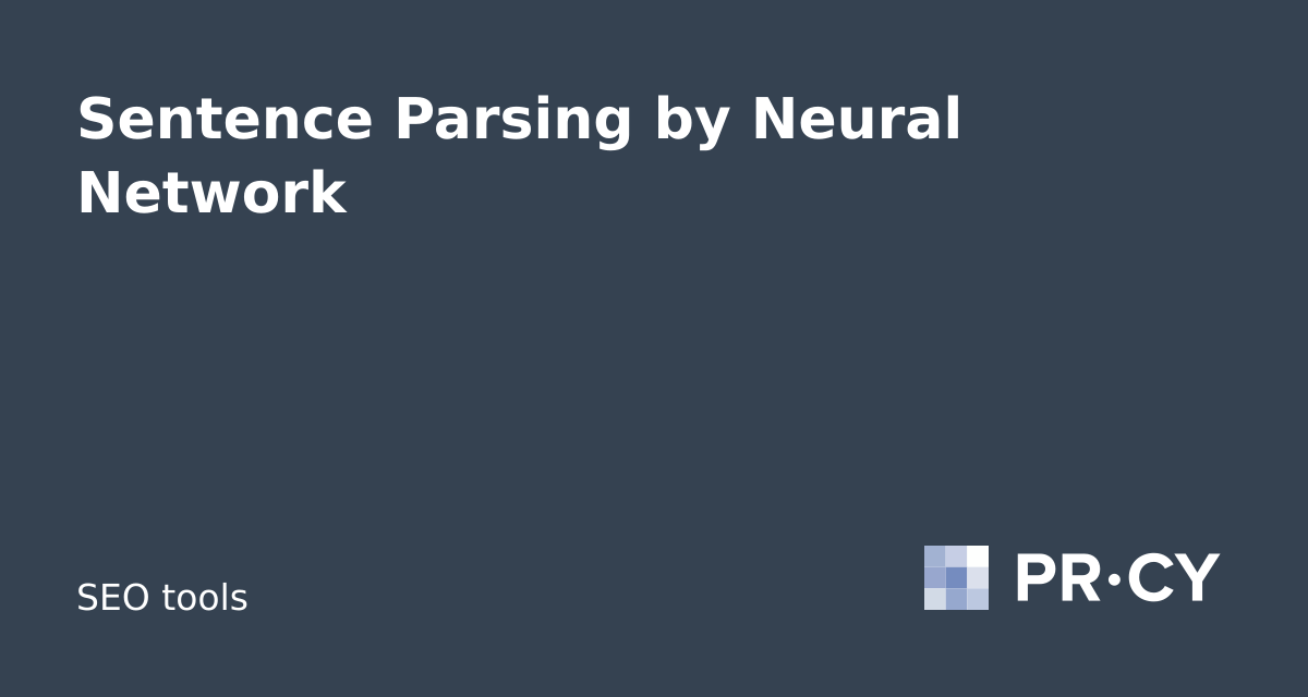 Free online sentence parsing, syntactic analysis, grammatical analysis by neural network